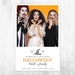 Halloween Photo Booth Template Photoshop PSD PNG - Etsy