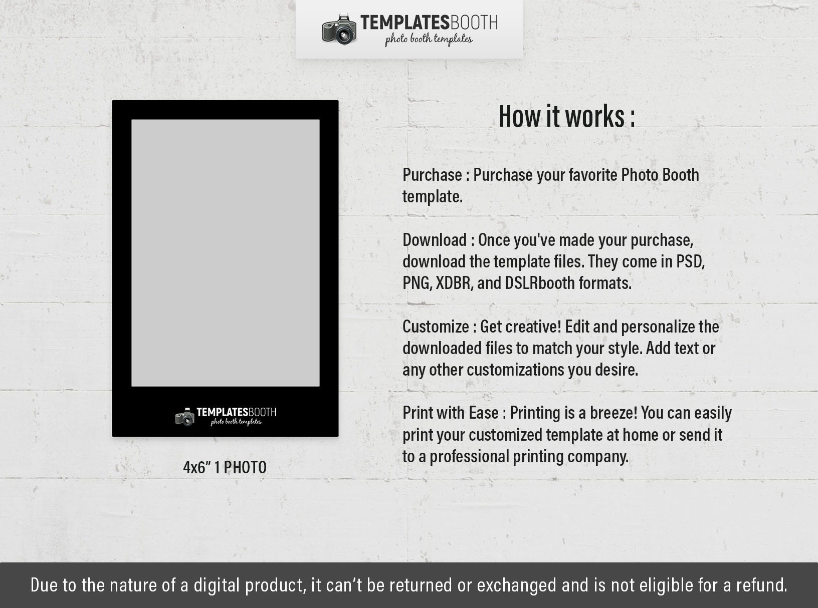 Birthday Photo Booth Template, Fun Birthday Party Photobooth Template ...