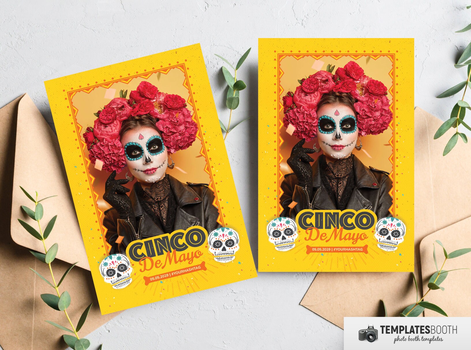 Cinco De Mayo Photo Booth Mexican Theme Template Vibrant - Etsy