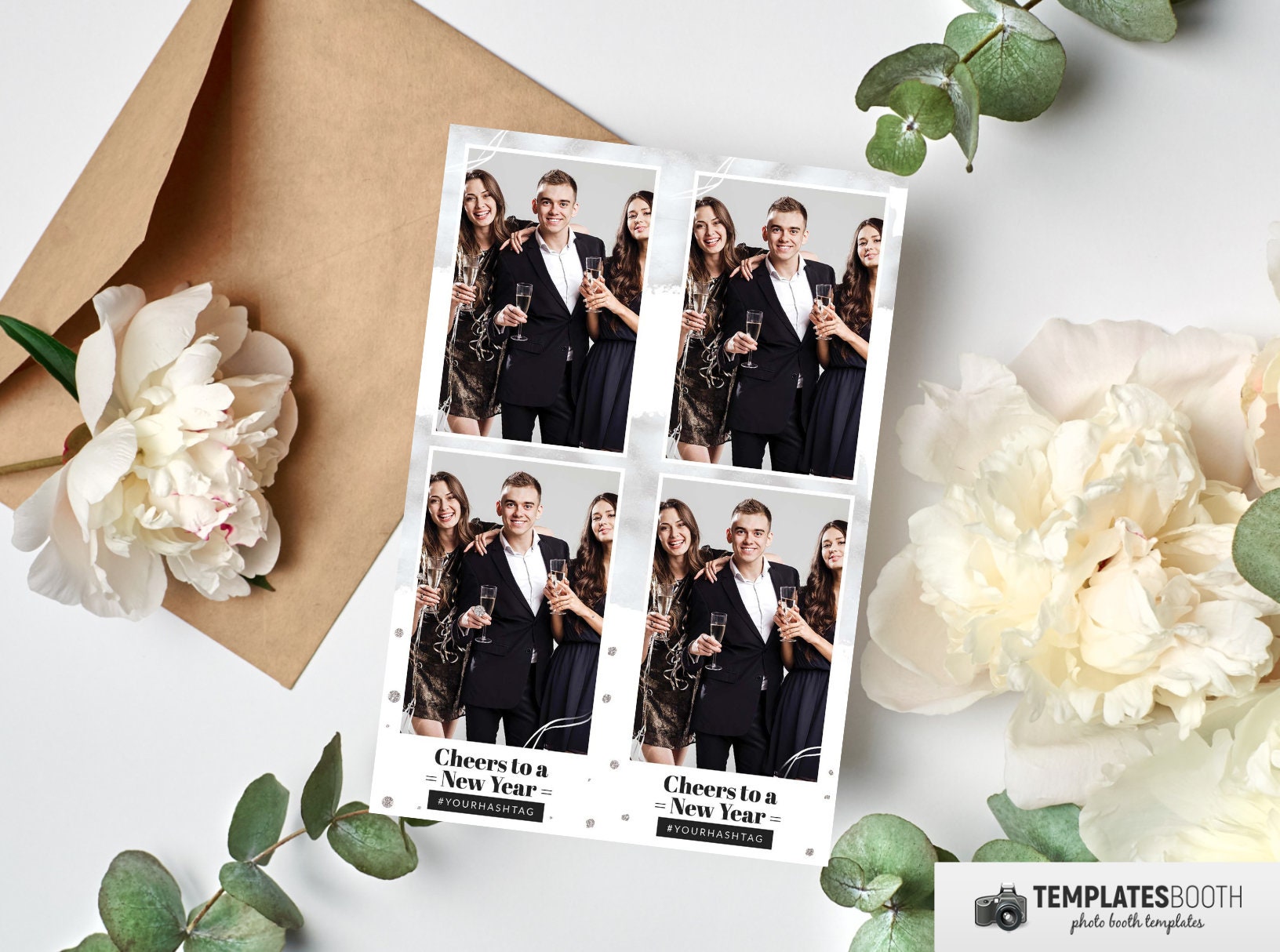 New Year Eve Photo Booth New Years Eve Party Invitation NYE Party ...