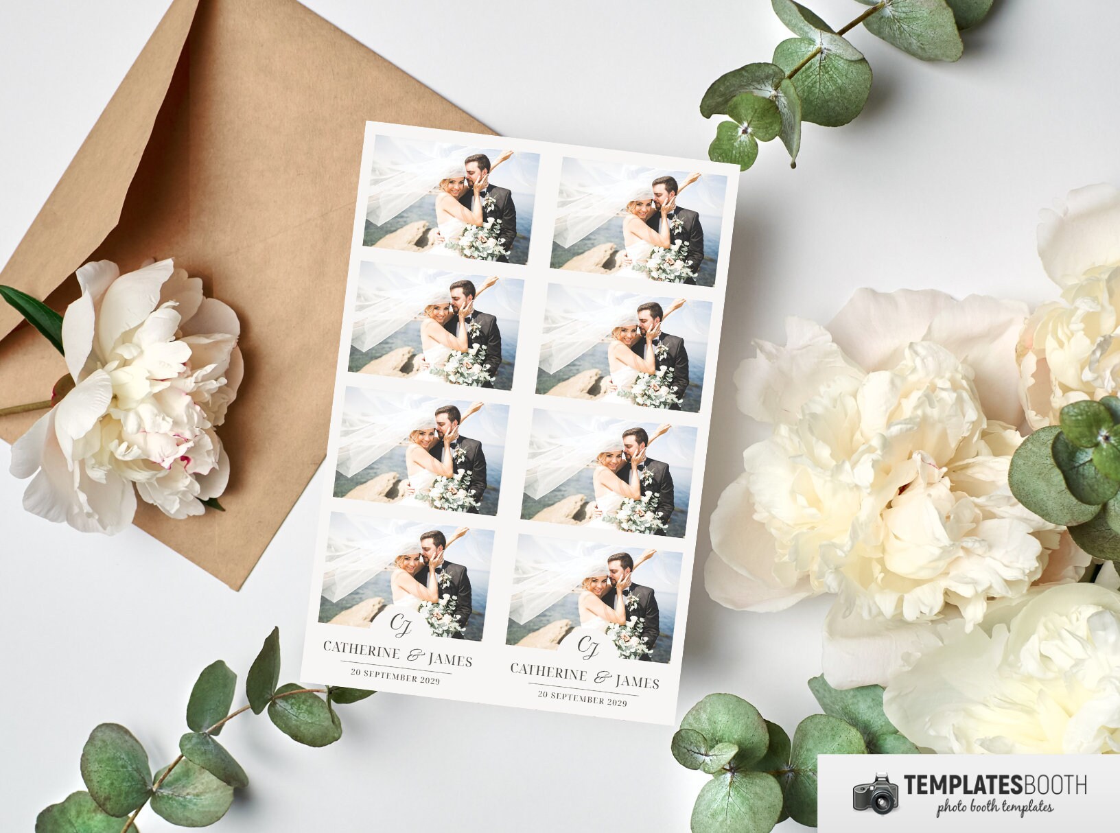 2x6 Wedding Photo Booth Template 2x6 Photo Booth Template Wedding ...