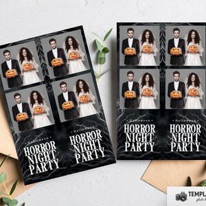 Halloween Photo Booth, Halloween Party Photobooth Template, Halloween ...