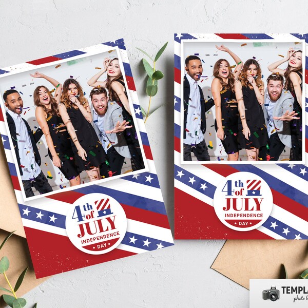 Independence Day Photobooth Template - Etsy