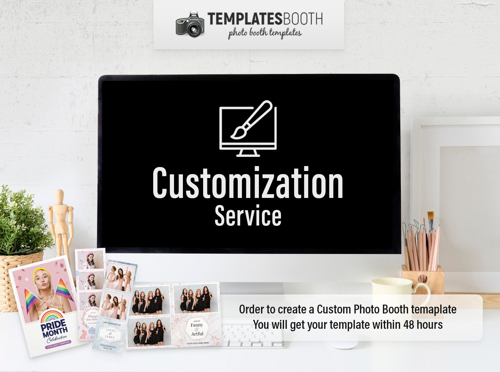 Photobooth Template Customization Service, Personalize Photo Booth ...