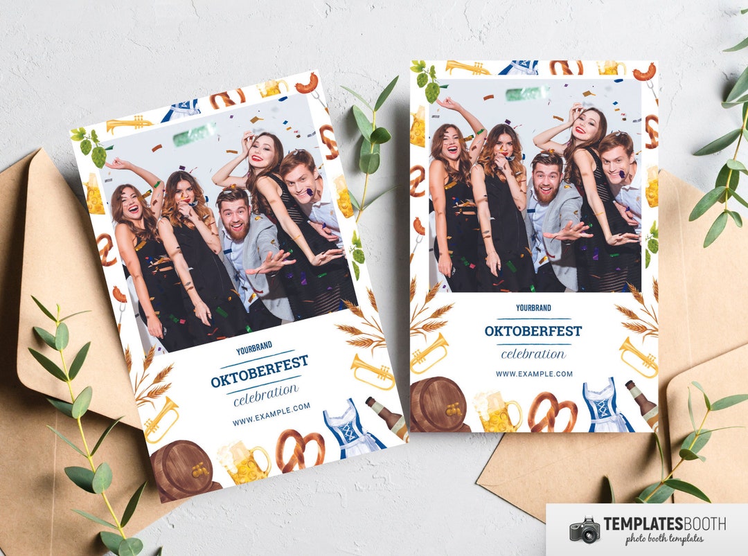 Oktoberfest Photo Booth, Bavarian Oktoberfest Photobooth Template for ...