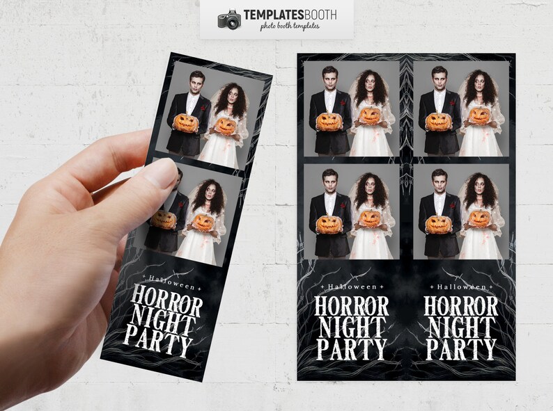 Halloween Photo Booth, Halloween Party Photobooth Template, Halloween ...