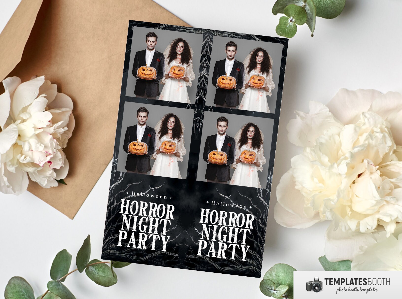 Halloween Photo Booth, Halloween Party Photobooth Template, Halloween ...