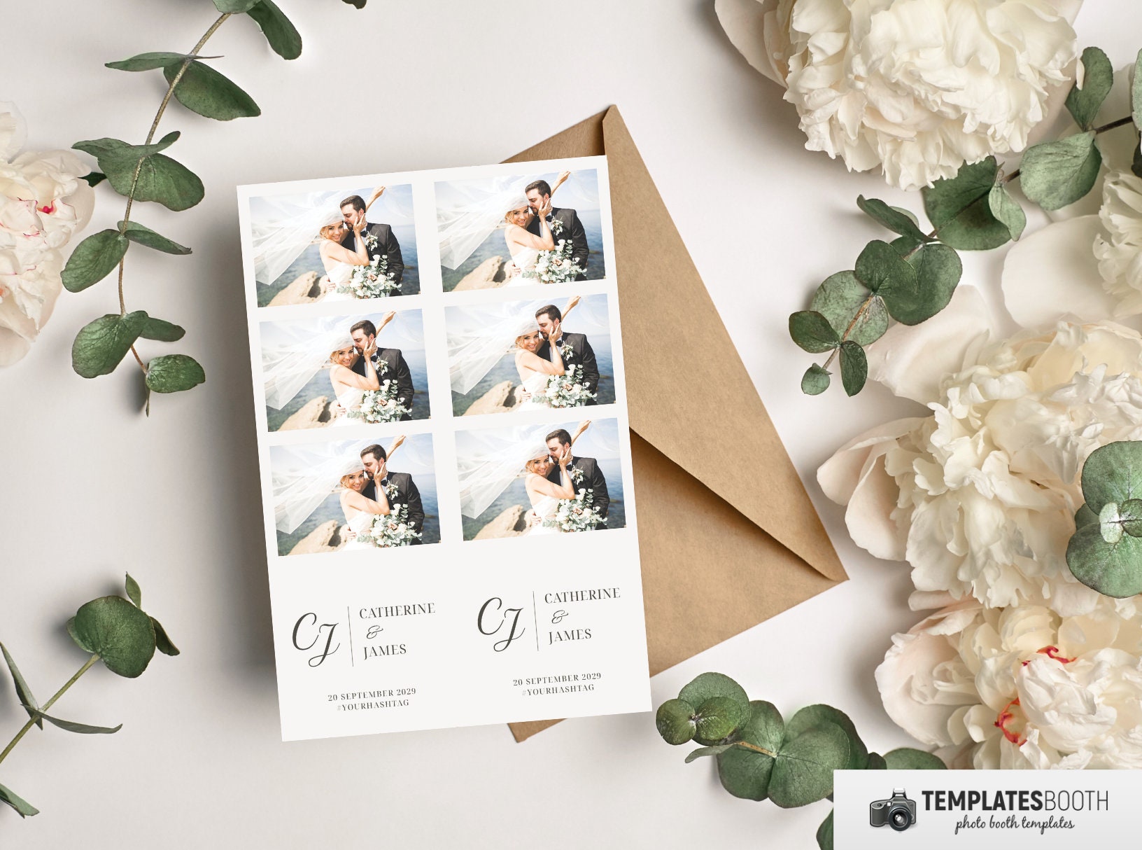2x6 Wedding Photo Booth Template 2x6 Photo Booth Template Wedding ...