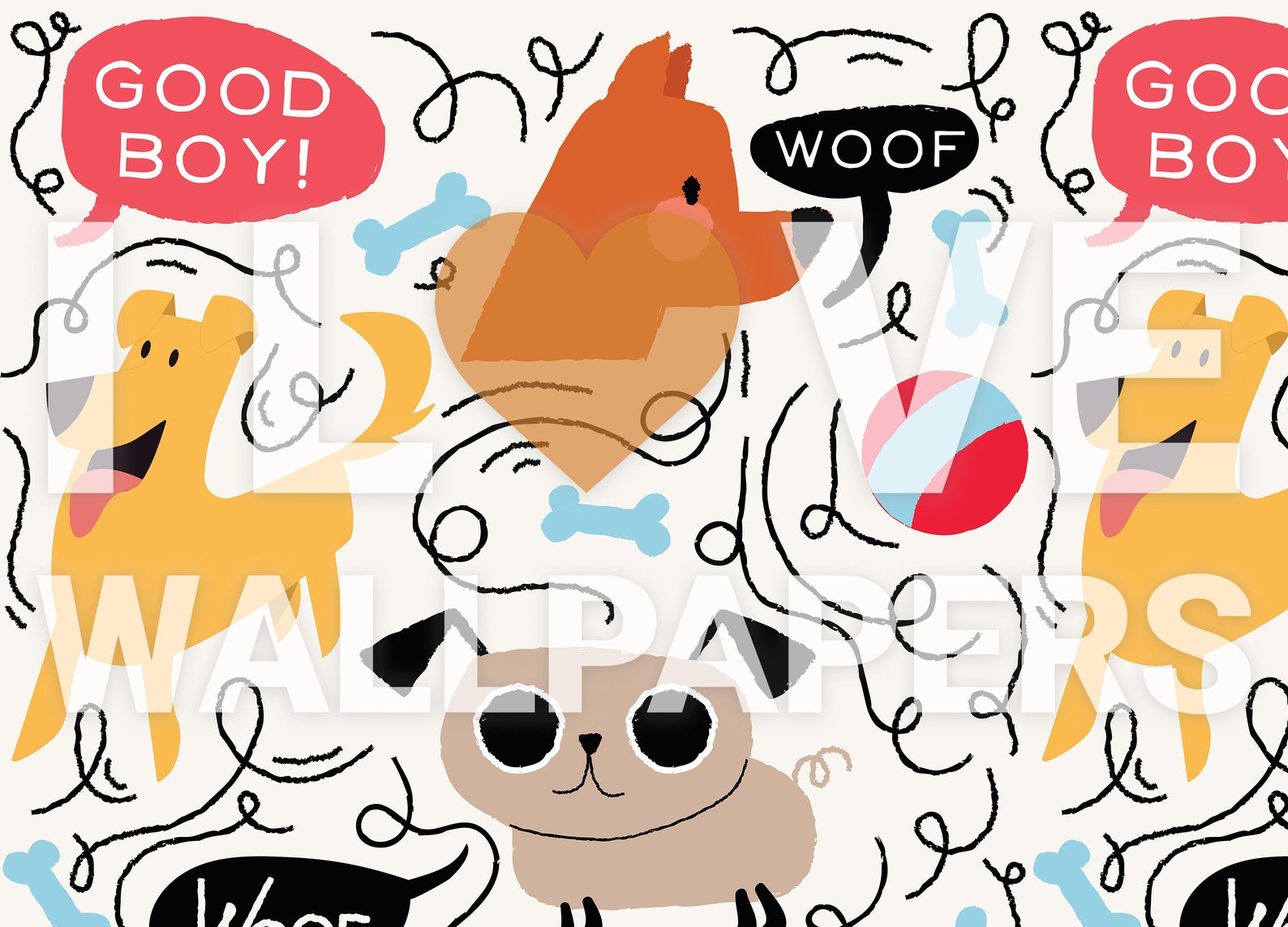 Good Boy Good Boy Removable Wallpaper Peel and Stick Mural - Etsy