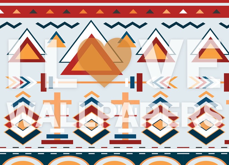 Indian Shapes | Indian Shapes Removable Wallpaper | Peel and Stick ...
