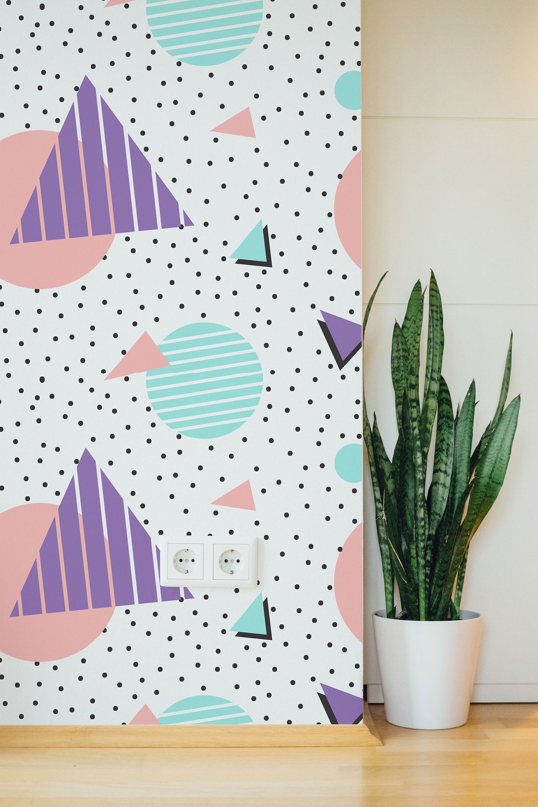 Memphis Pattern | Memphis Pattern Removable Wallpaper | Peel and Stick ...