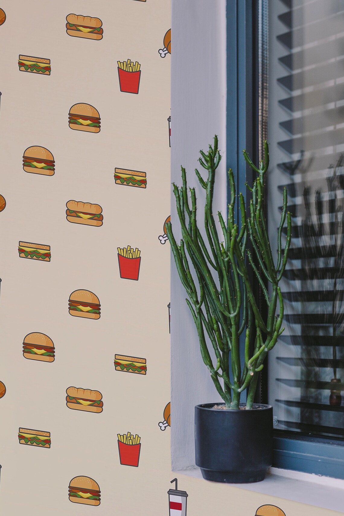 Fast Food Mini | Fast Food Mini Removable Wallpaper | Peel and Stick ...