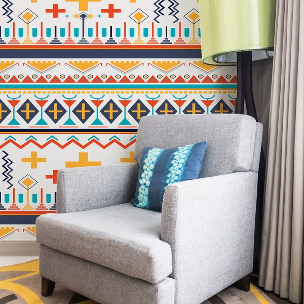 Native Peel and Stick Wallpaper - Etsy