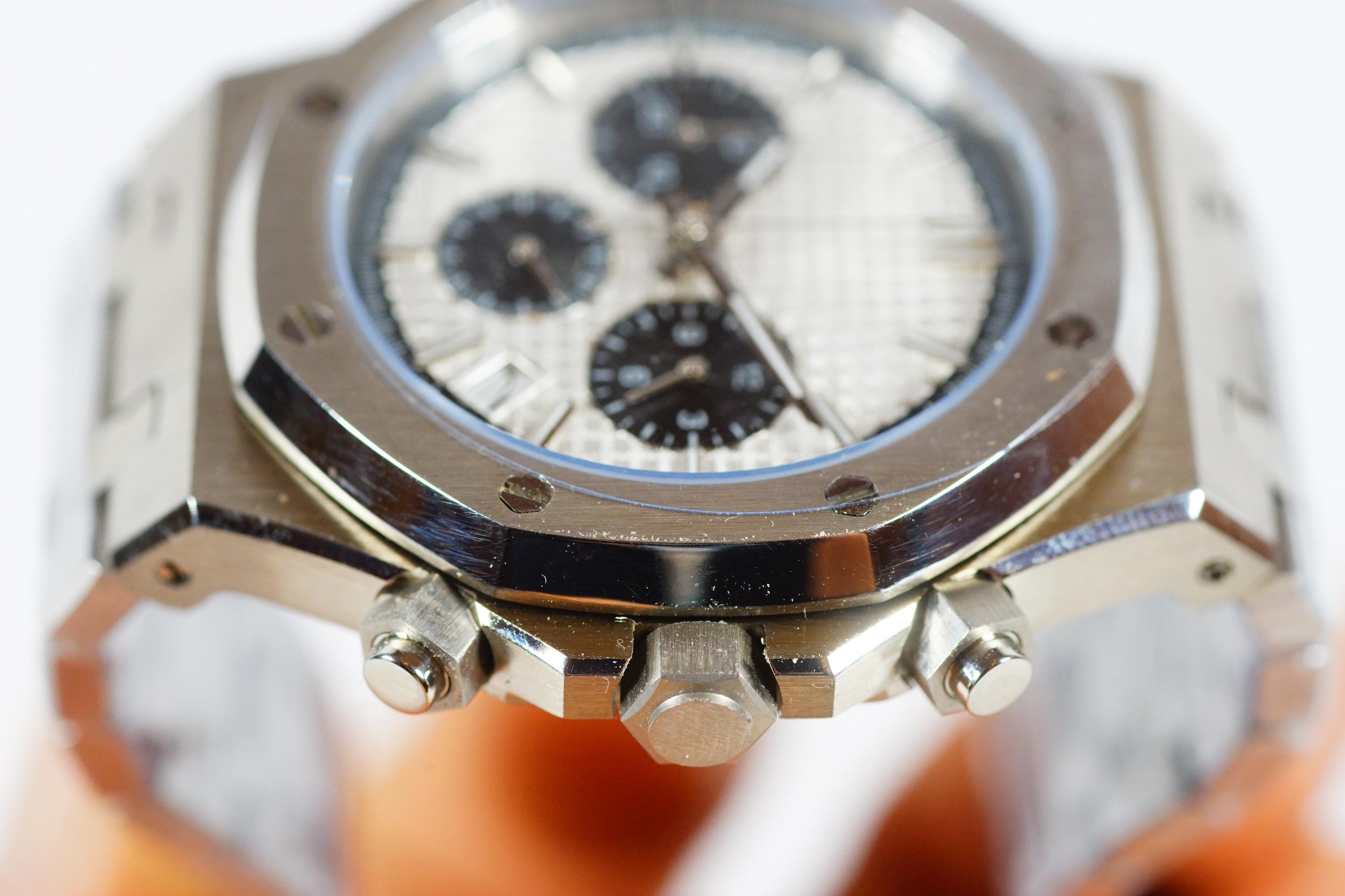 Custom Mod Panda Flyback Panda Chronograph Watch, Seiko VK64 Quartz ...