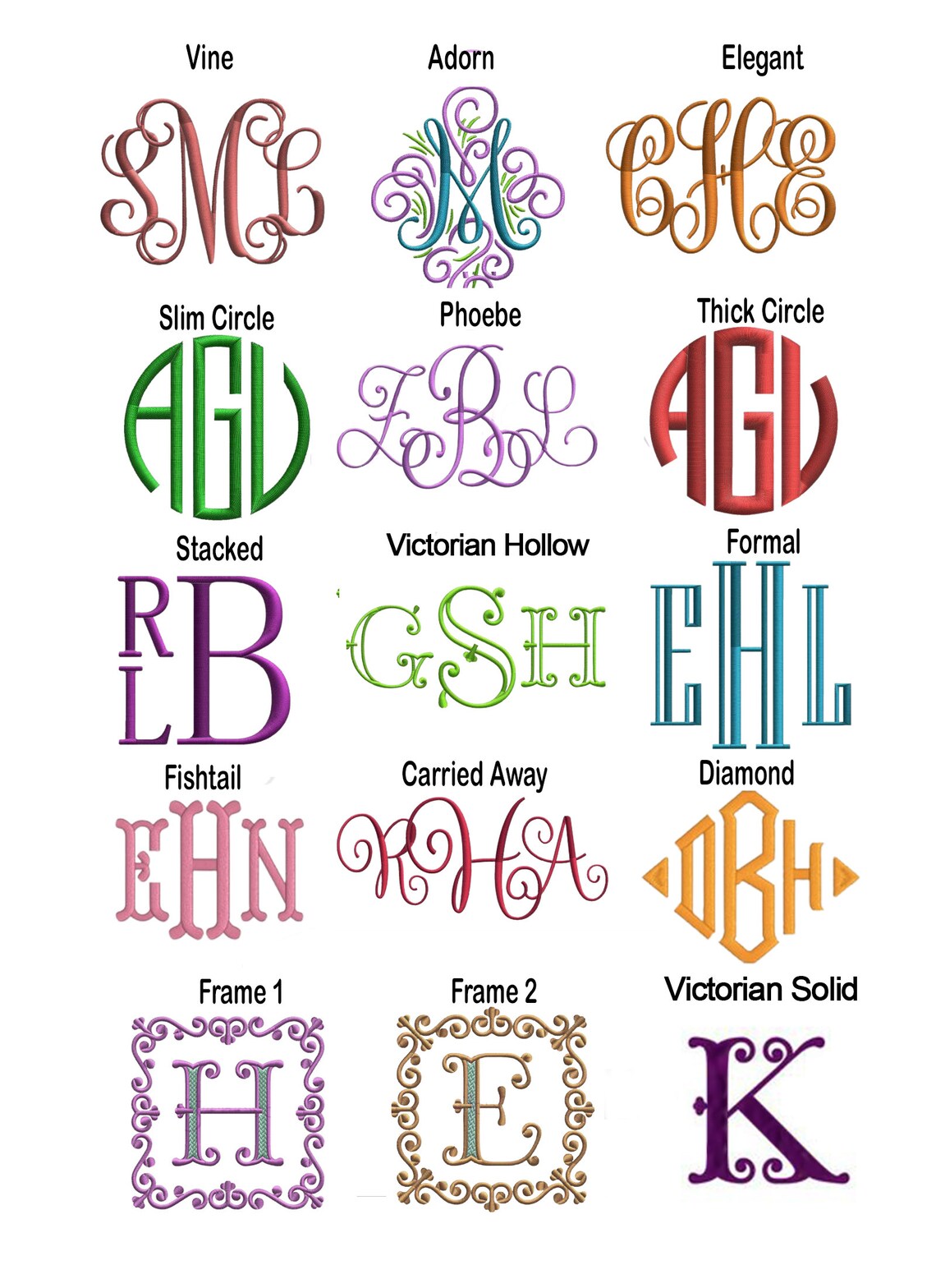 Embroidered Monogrammed Fabric Shower Curtain White Polyester - Etsy