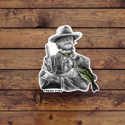 Wader Fly Fishing Sticker - Etsy