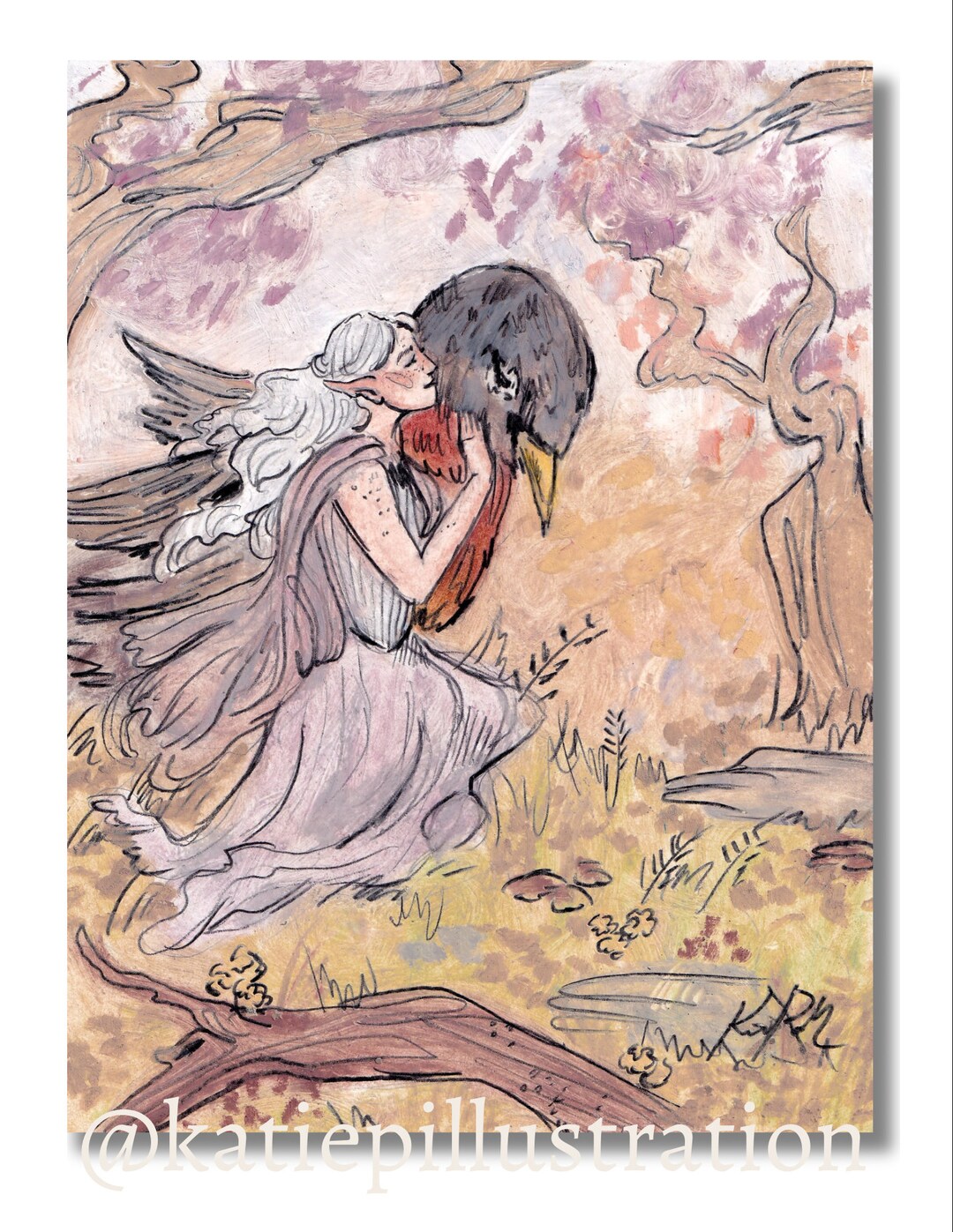 Fairytale Robin Fantasy Art Print - Etsy