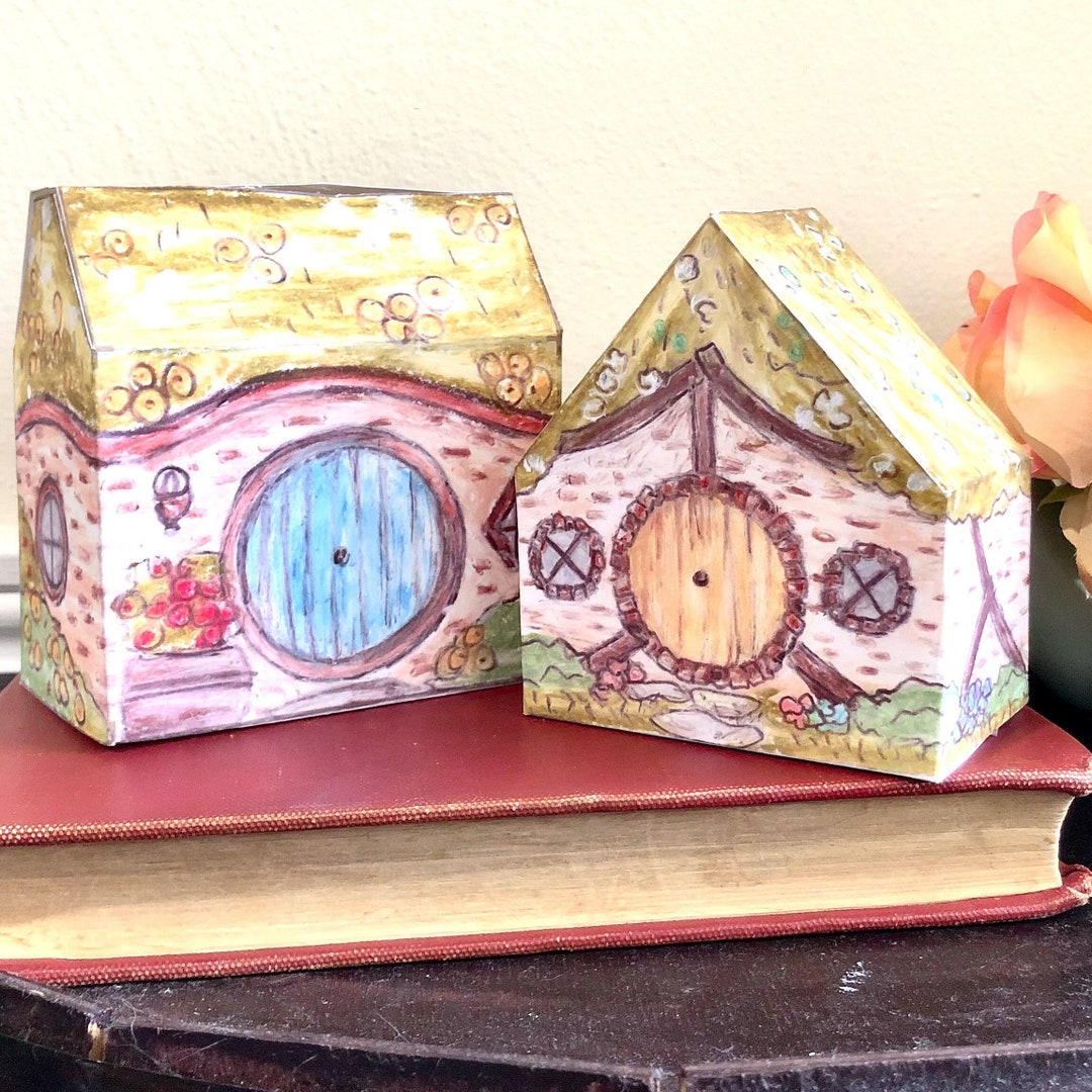 Cozy Hole Foldable Paper House - Etsy