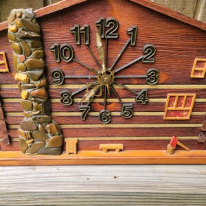 Bob Bolduc Hillbilly Heaven Log Cabin in the Mountains Wooden Clock - Etsy