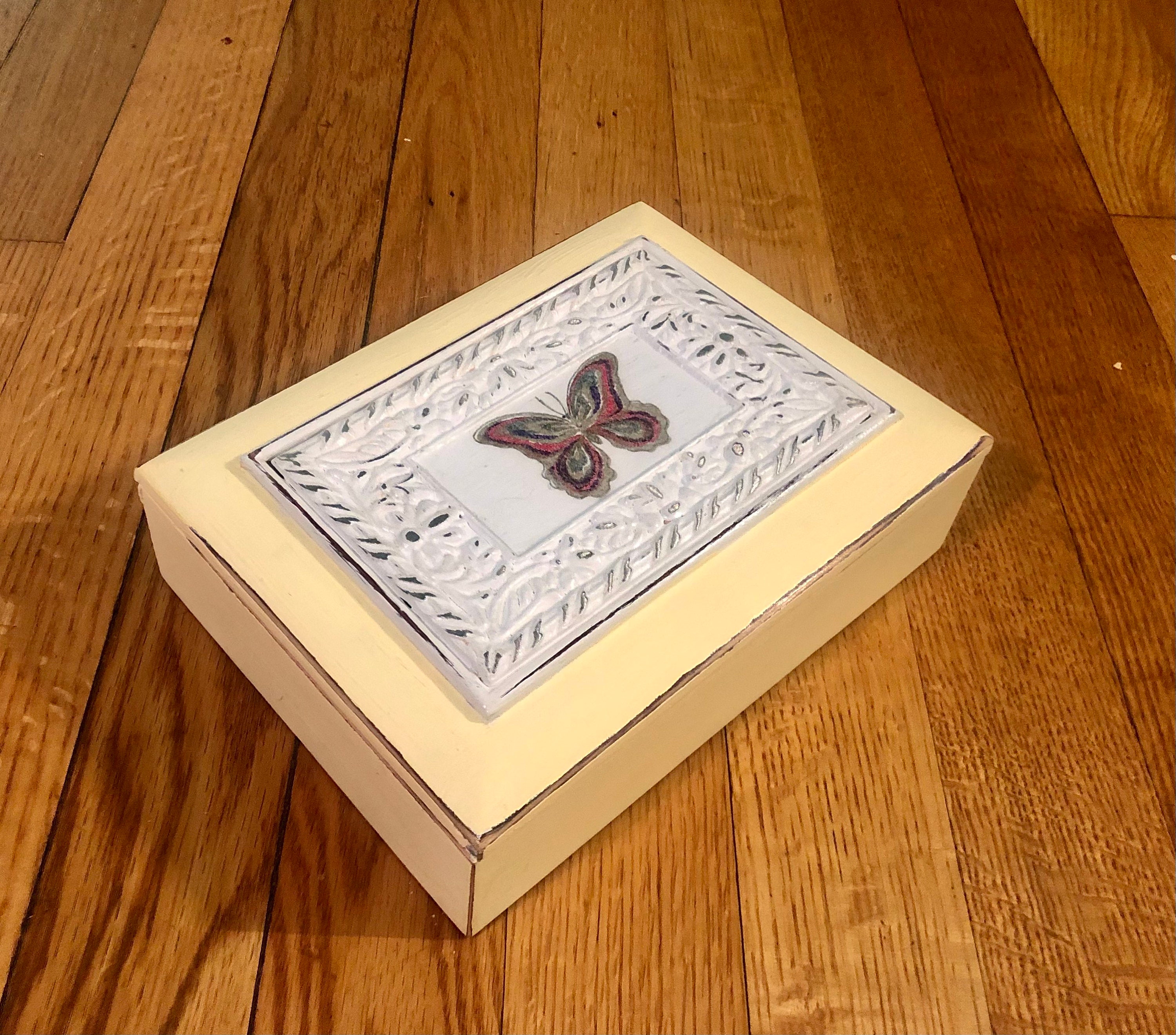 Butterfly Yellow, Jewelry Box - Etsy