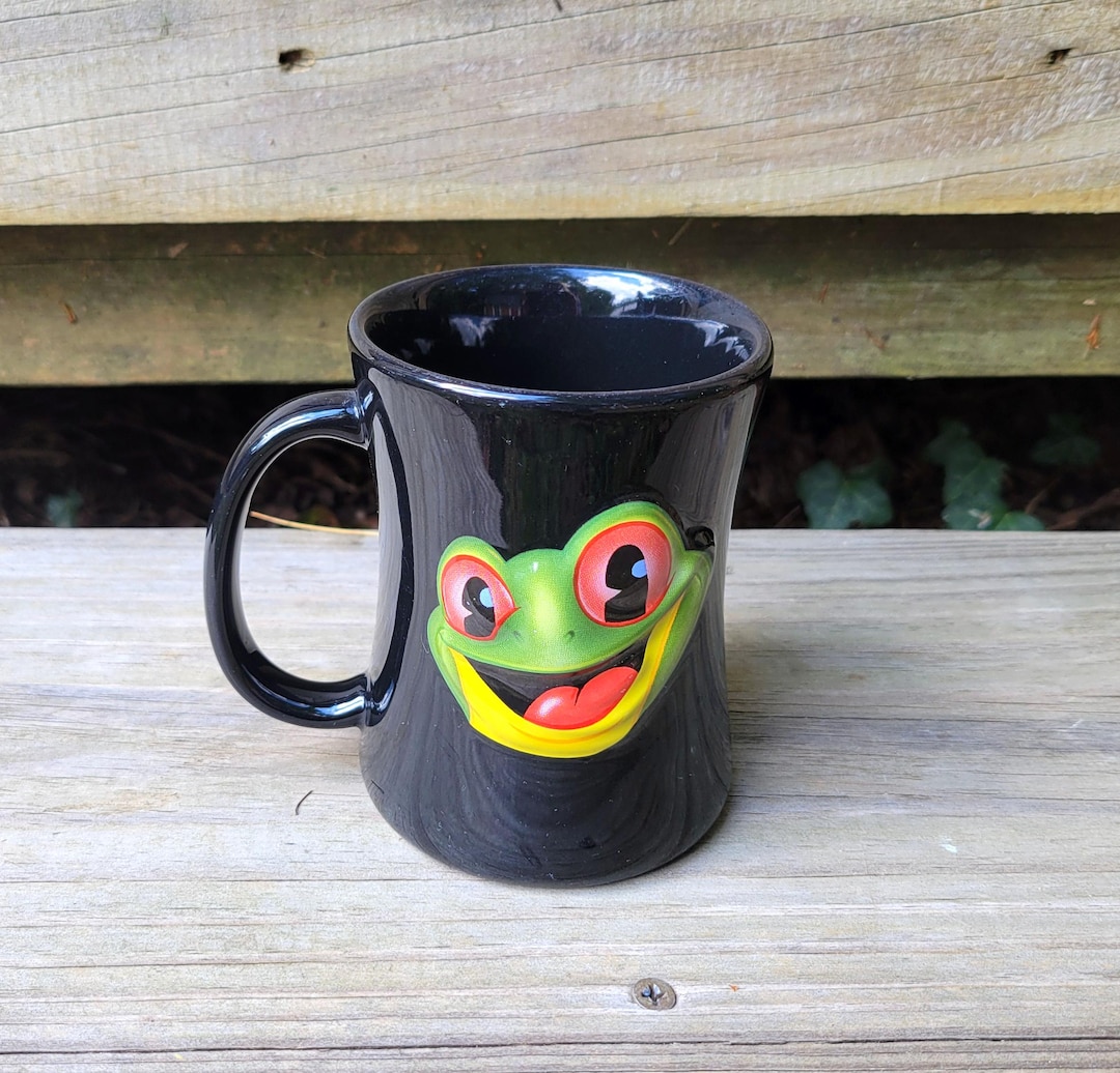 Vintage Rainforest Cafe Frog Mug 12oz - Etsy