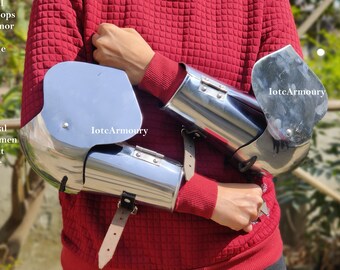 Steel Bracers Armour - Etsy