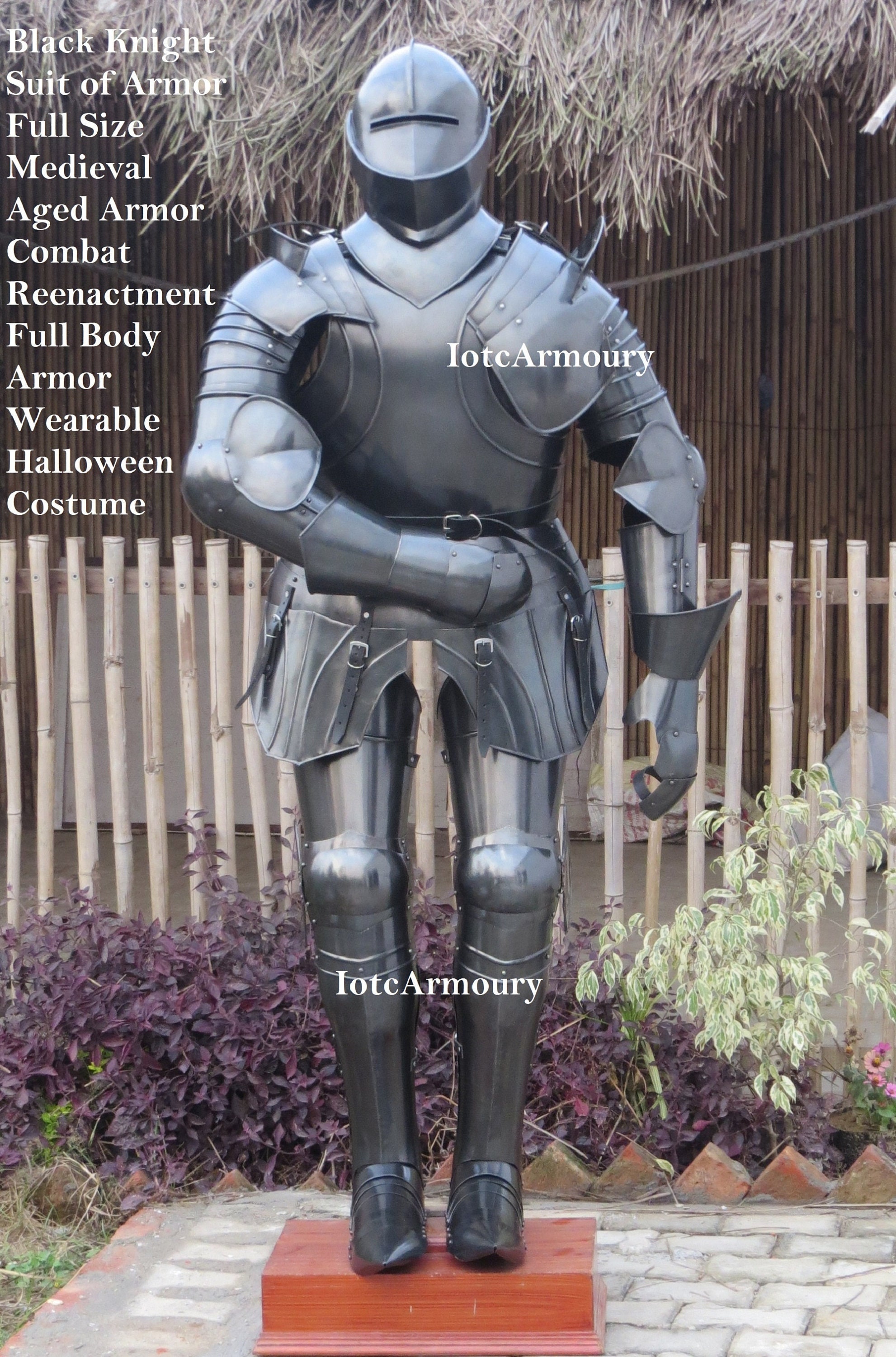 Medieval Black Knight Armor