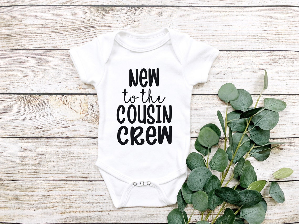 New to the Cousin Crew Onesie® New Cousin Baby Onesie® Cousin - Etsy