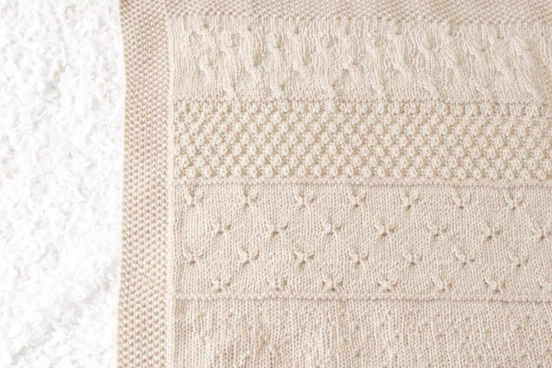 Baby Sampler Blanket KNITTING PATTERN – Beginner to Intermediate ...