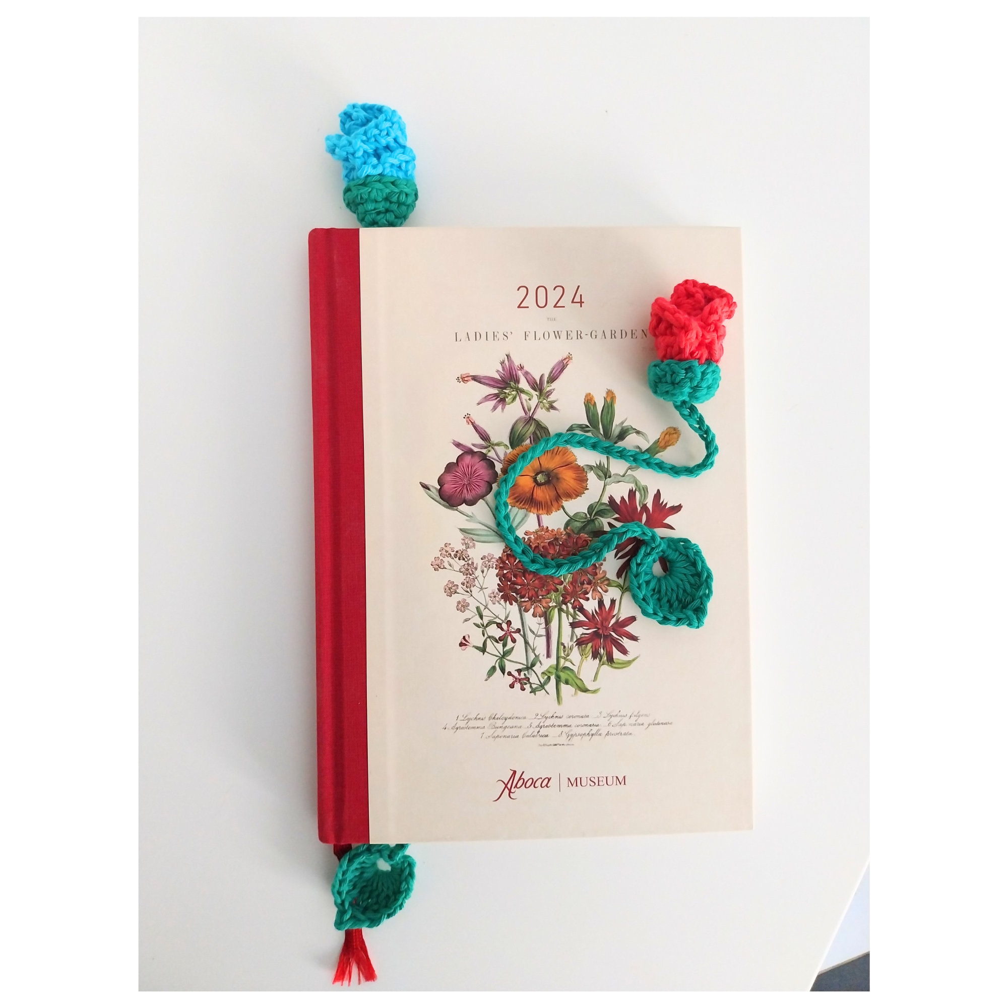 Flower Bookmark CROCHET PATTERN Easy Rose Bookmark Tutorial PDF Instant ...