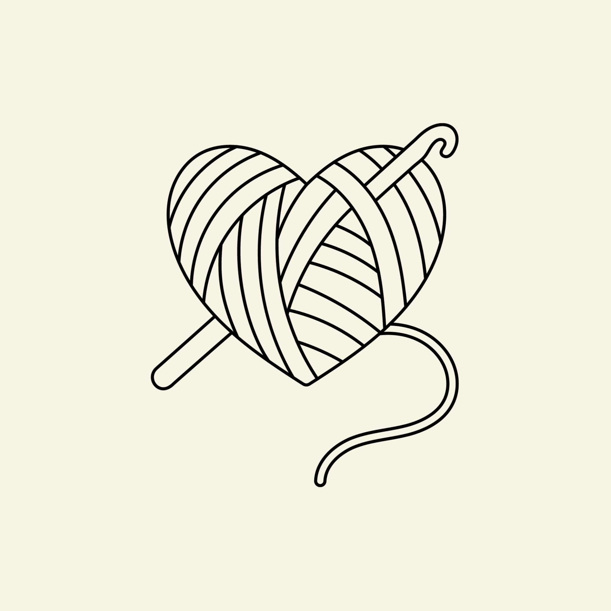 Heart Yarn Clip Art