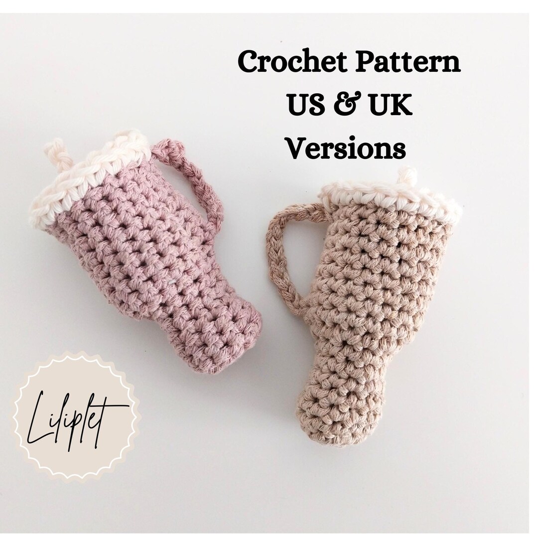 Stanley Cup CROCHET PATTERN Stanley Amigurumi Crochet Keychaintutorial ...