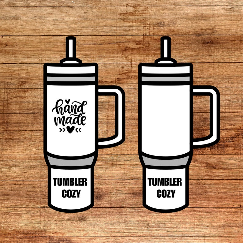 Stanley Cup Cozy TEMPLATE Printable PDF -- Tumbler Sleeve Insert ...