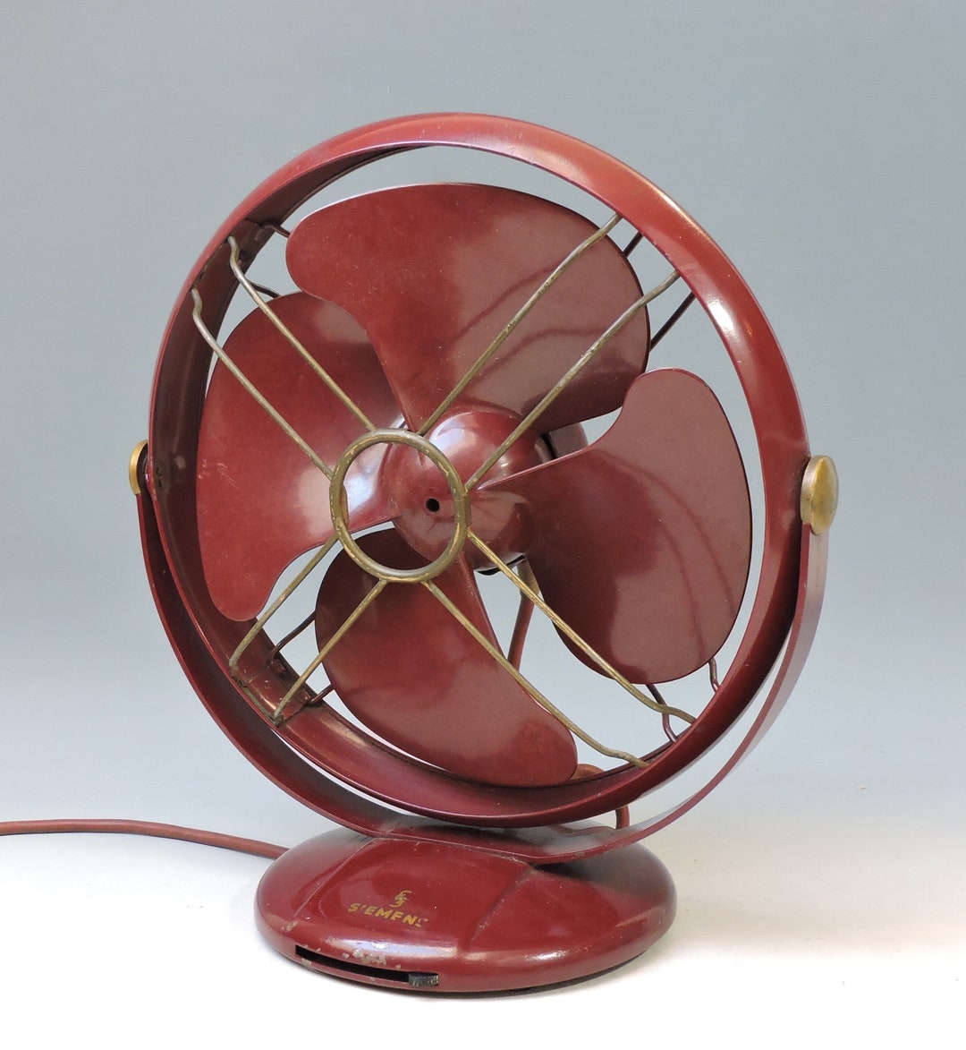 Vintage SIEMENS Old Table Fan TF 251 1950s Rarity - Etsy