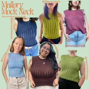 Crochet Mock Neck Top PDF Pattern (mallory Mock Neck) - Etsy