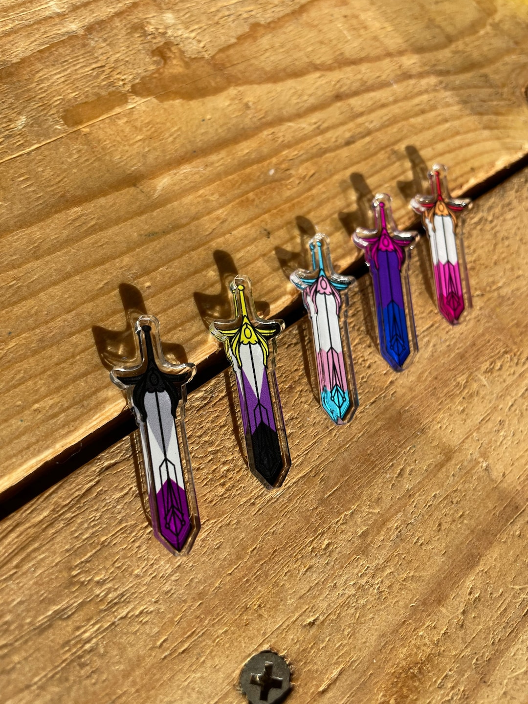 Acrylic Pride She-ra Sword Pins *B Grade* - Etsy