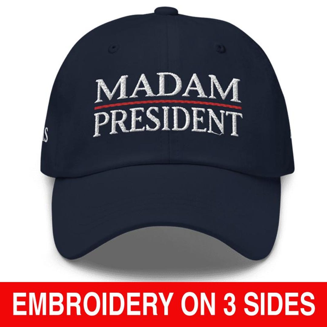Madam President Hat, Kamala Harris Election 2024 Embroidered Baseball ...