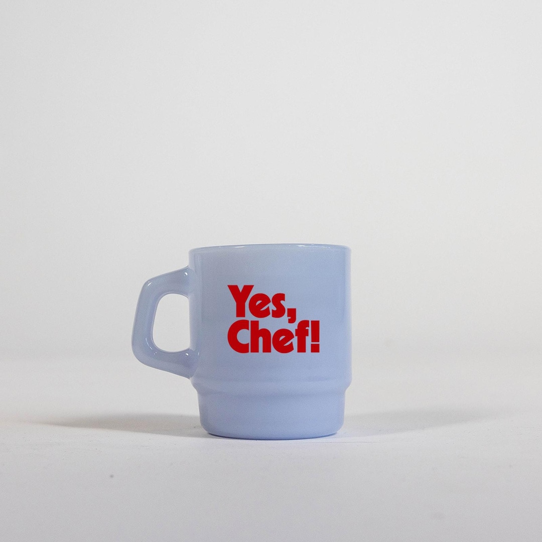 Yes Chef the Bear Mug Stackable Retro Mug - Etsy