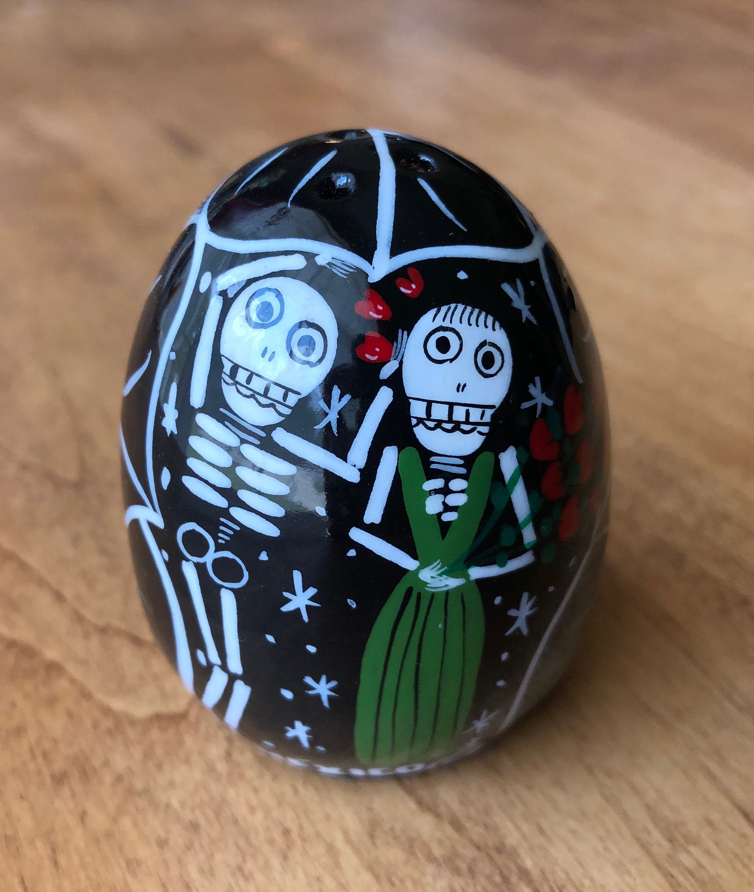 Mexican Mayan Day of the Dead Salt Pepper Shaker Couple In - Etsy.de