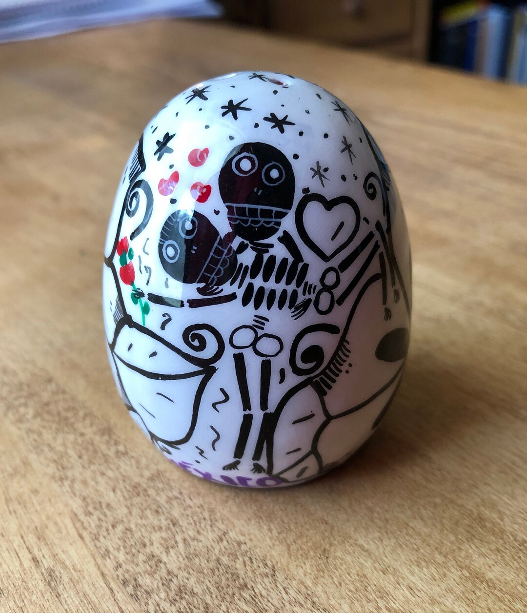 Mexican Mayan Aztec Hand Painted Salt Shaker Eternal Love - Etsy