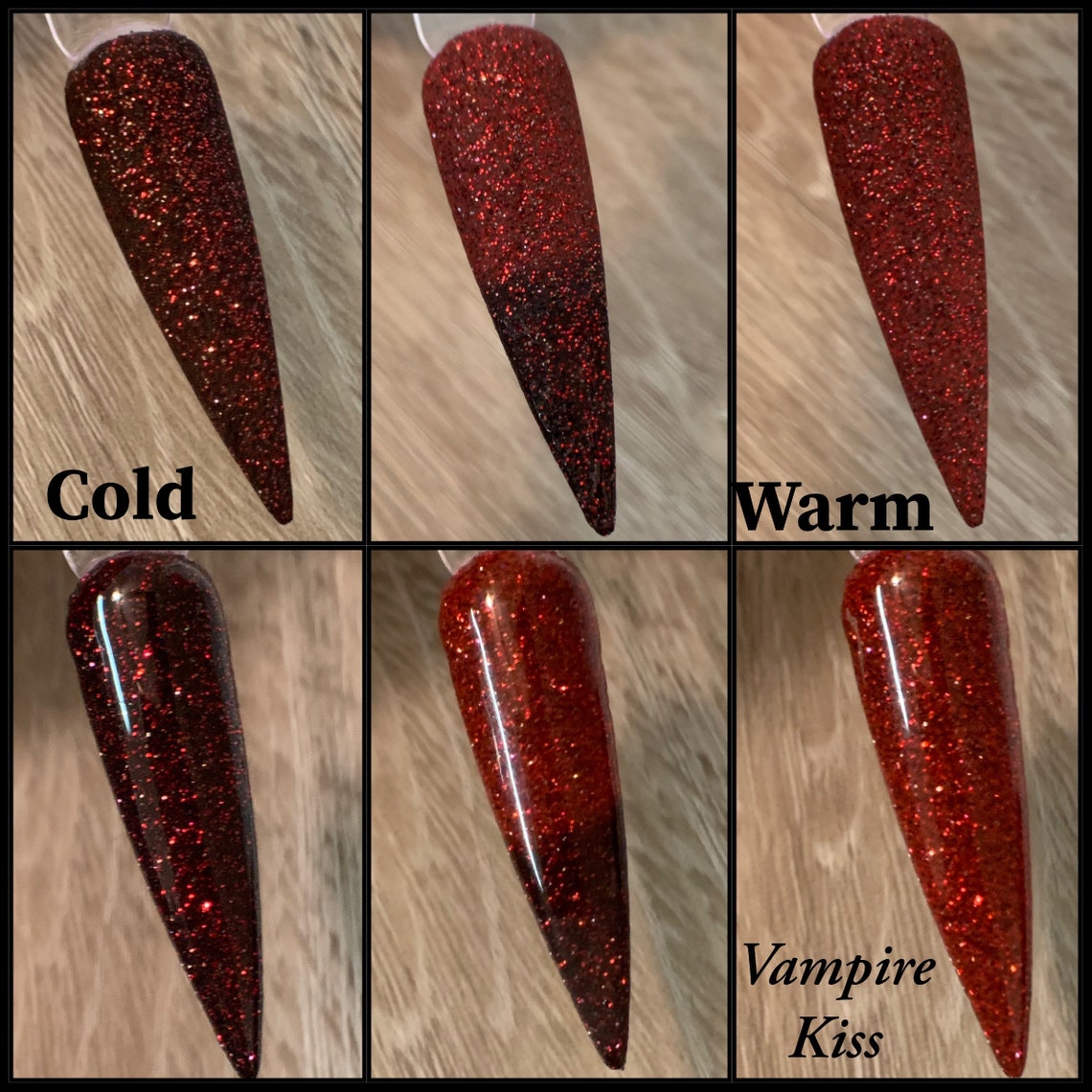 Vampire Kiss Dip Powder - Etsy