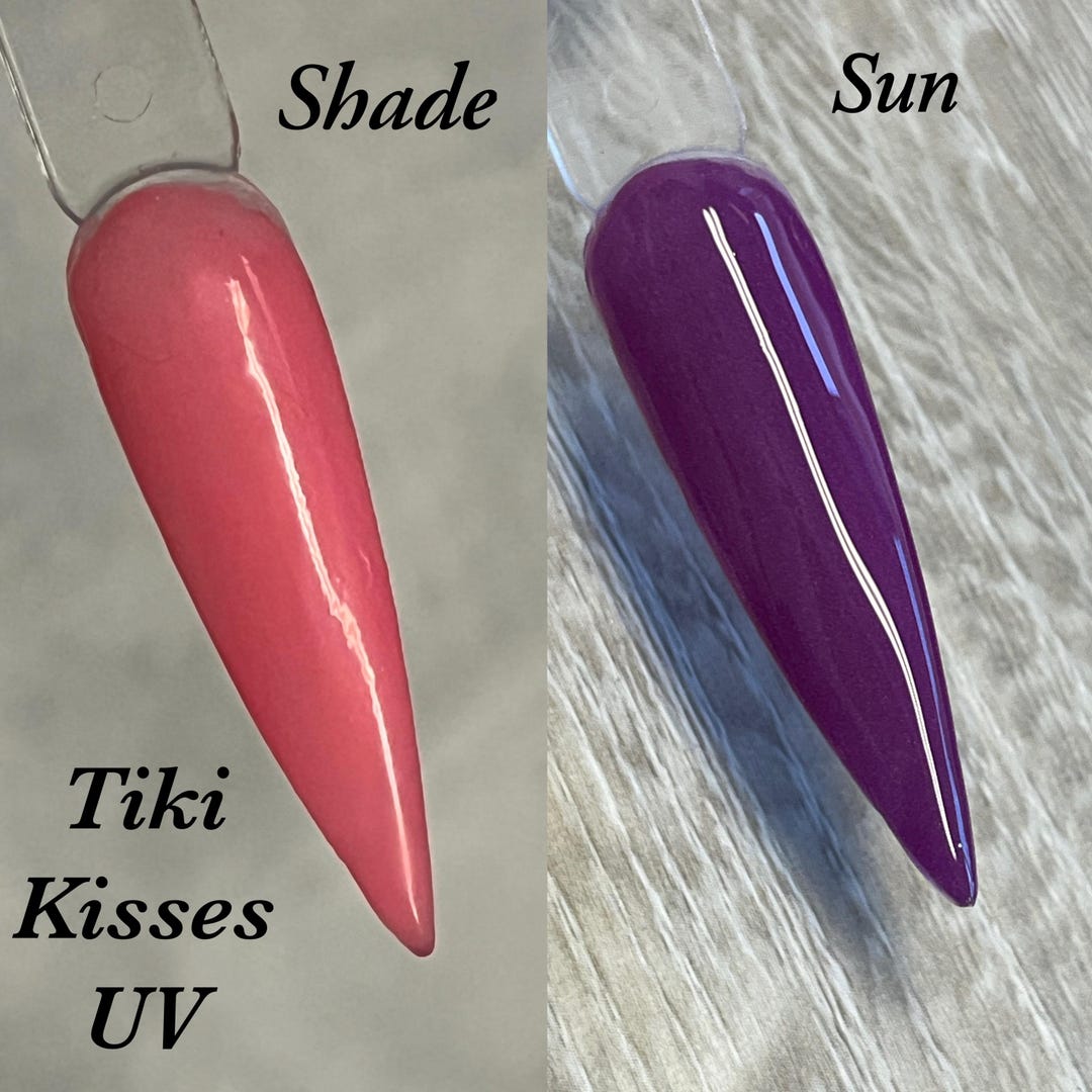 Tiki Kisses UV Dip Powder, Dip Powder for Nails, Nail Dip Powder, Nail ...