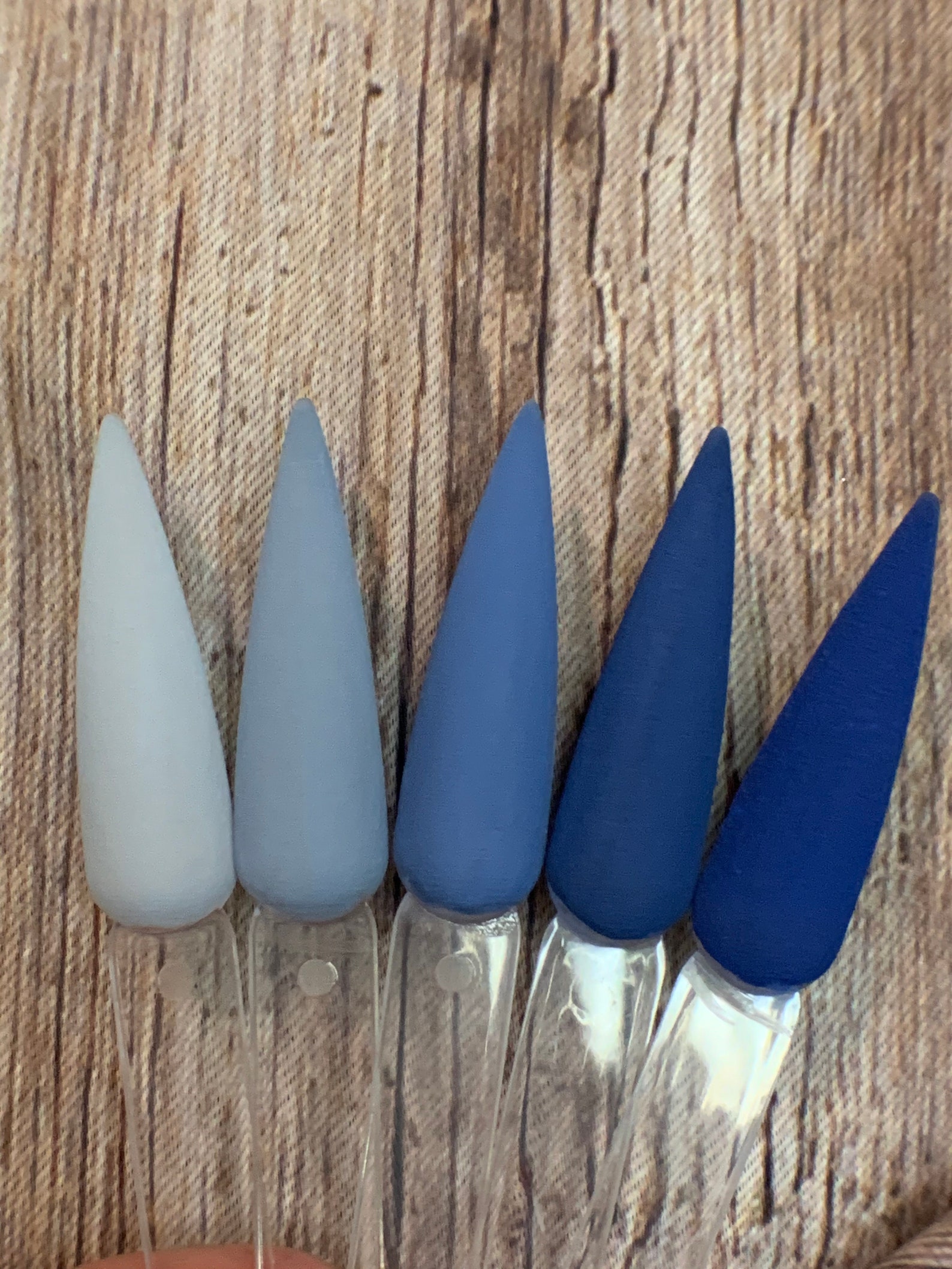 Blue Gradient Collection Dip Powder - Etsy
