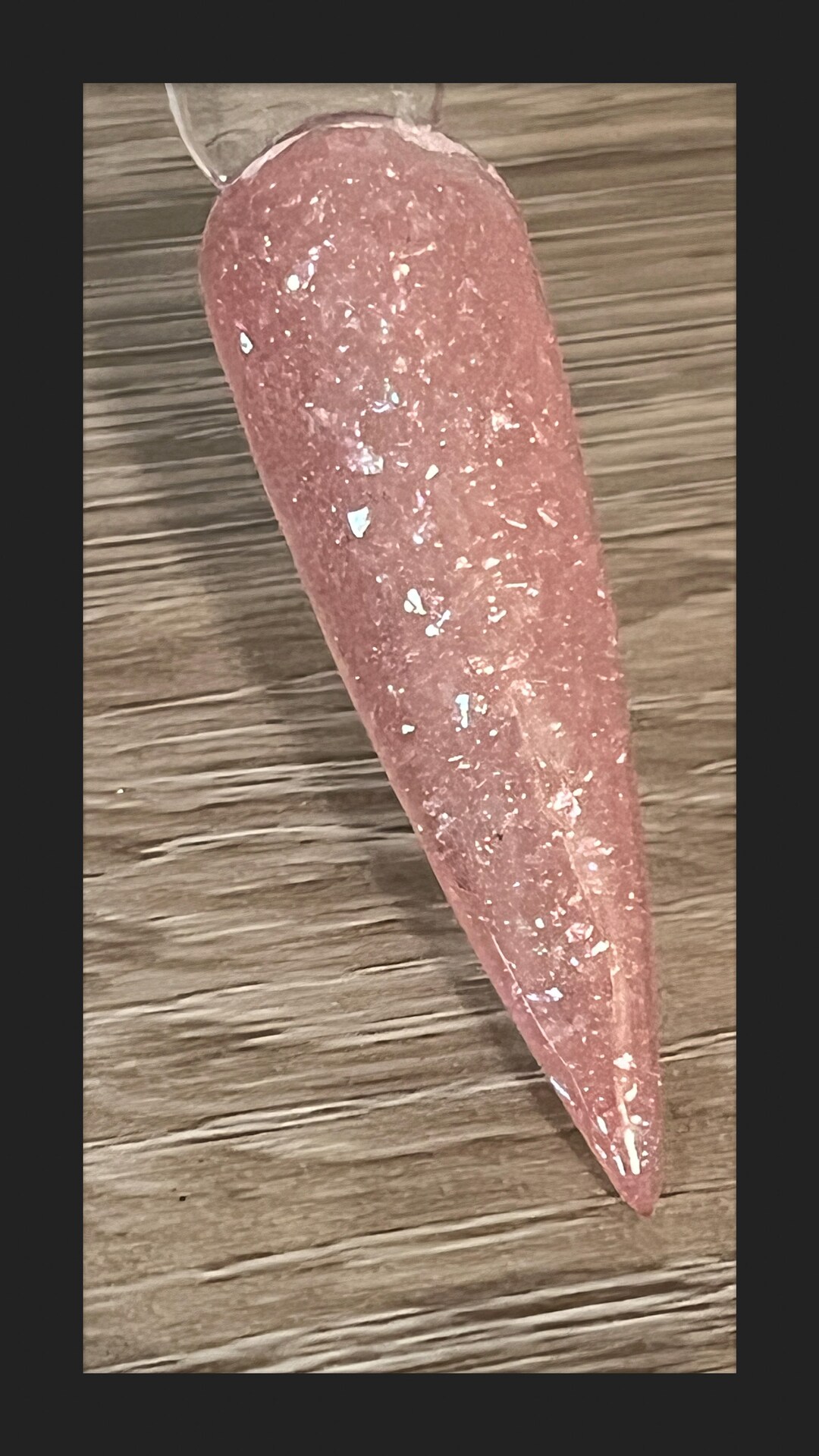 Cupid's Kiss Dip Powder for Nails With Pink Iridescent Flakes Pink - Etsy