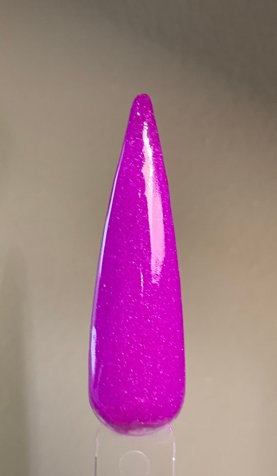 Neon Purple Dip Powder - Etsy