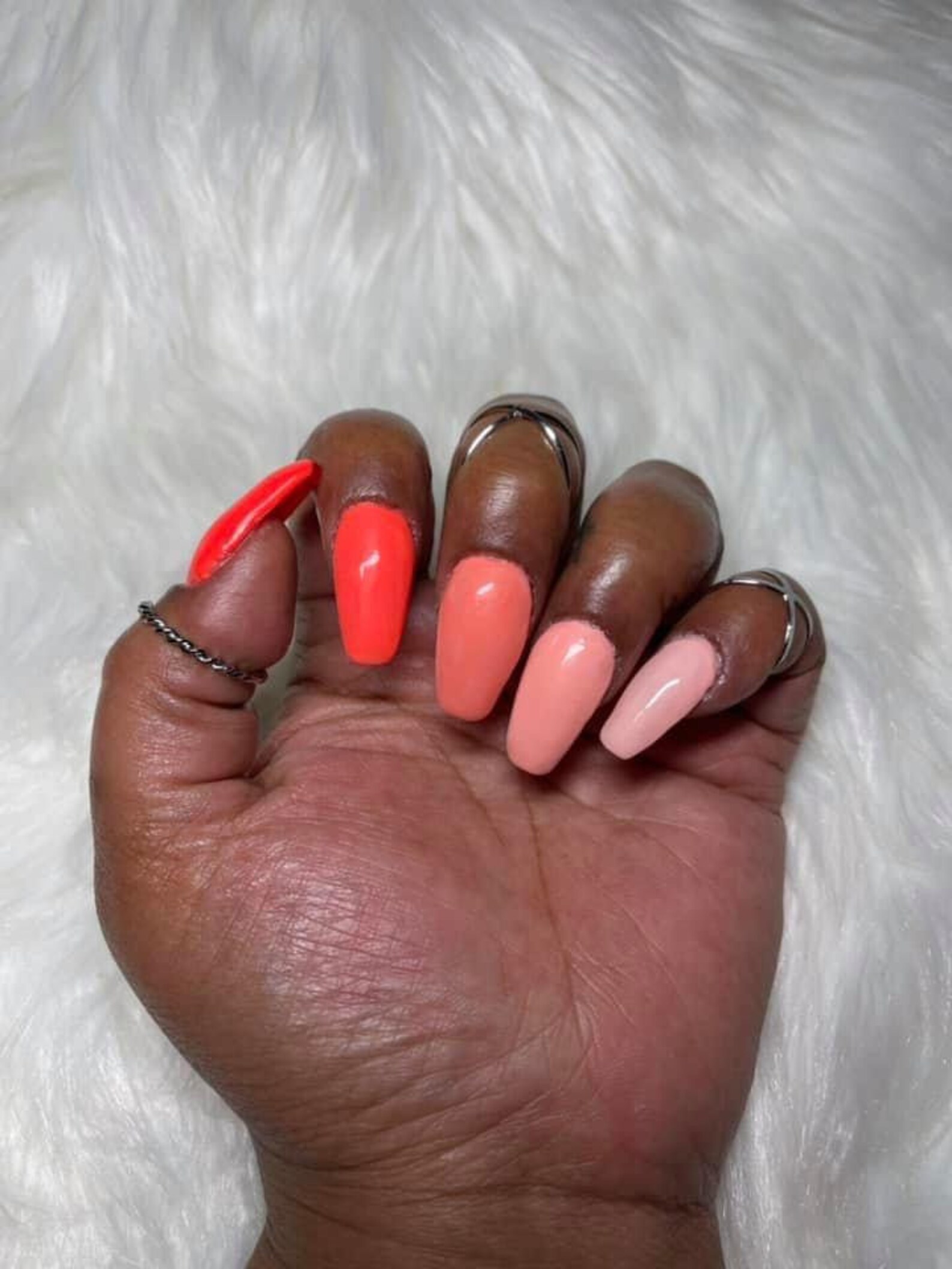 Coral Gradient Collection Dip Powder - Etsy