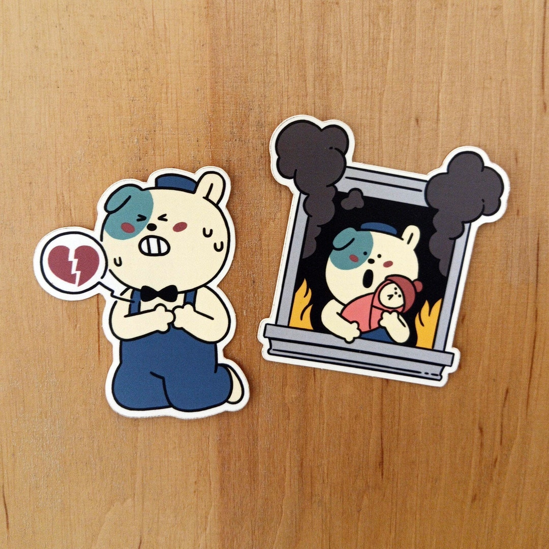 Cute Stickers State of Emergency - Etsy