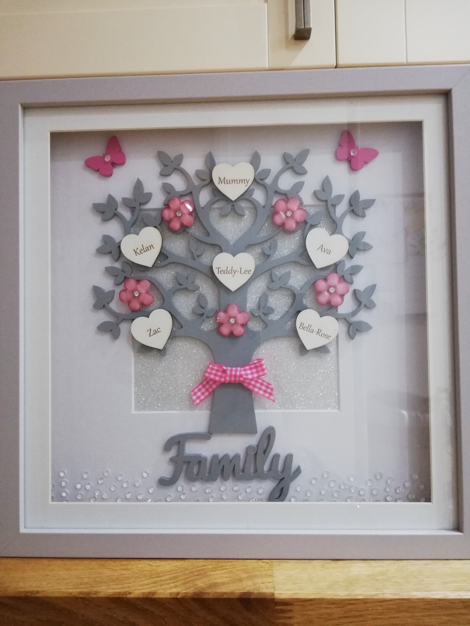Family Tree Personalised Box Frame | Etsy UK
