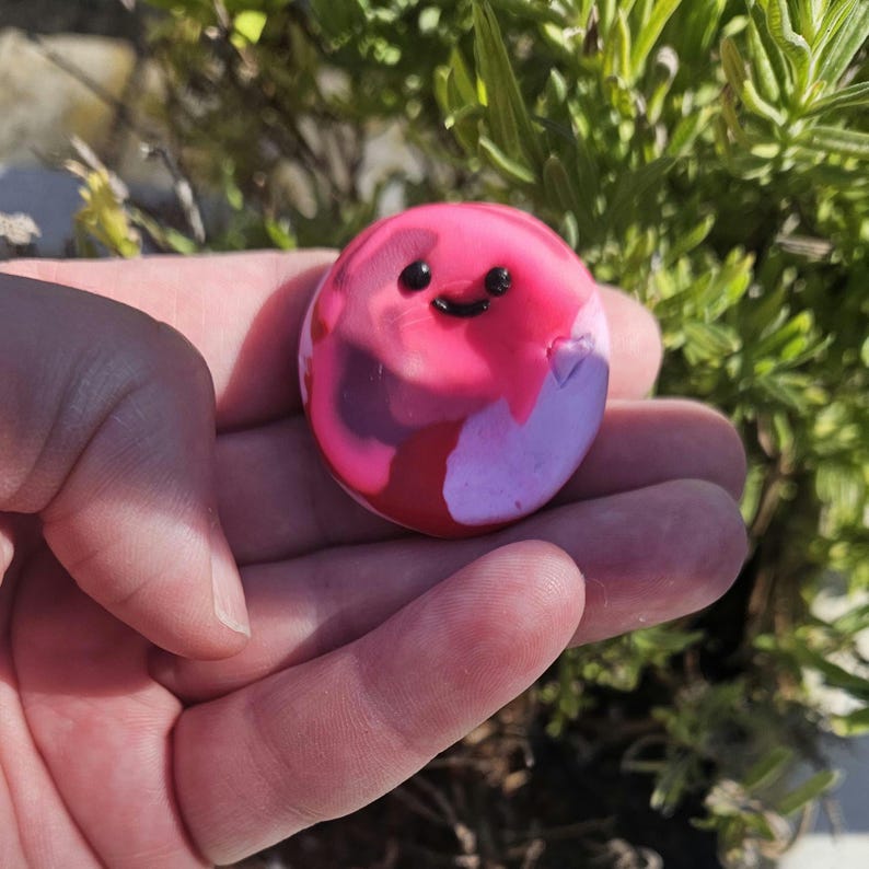 Handmade Worry Pebble: Polymer Clay Sensory Fidget Stone - Etsy