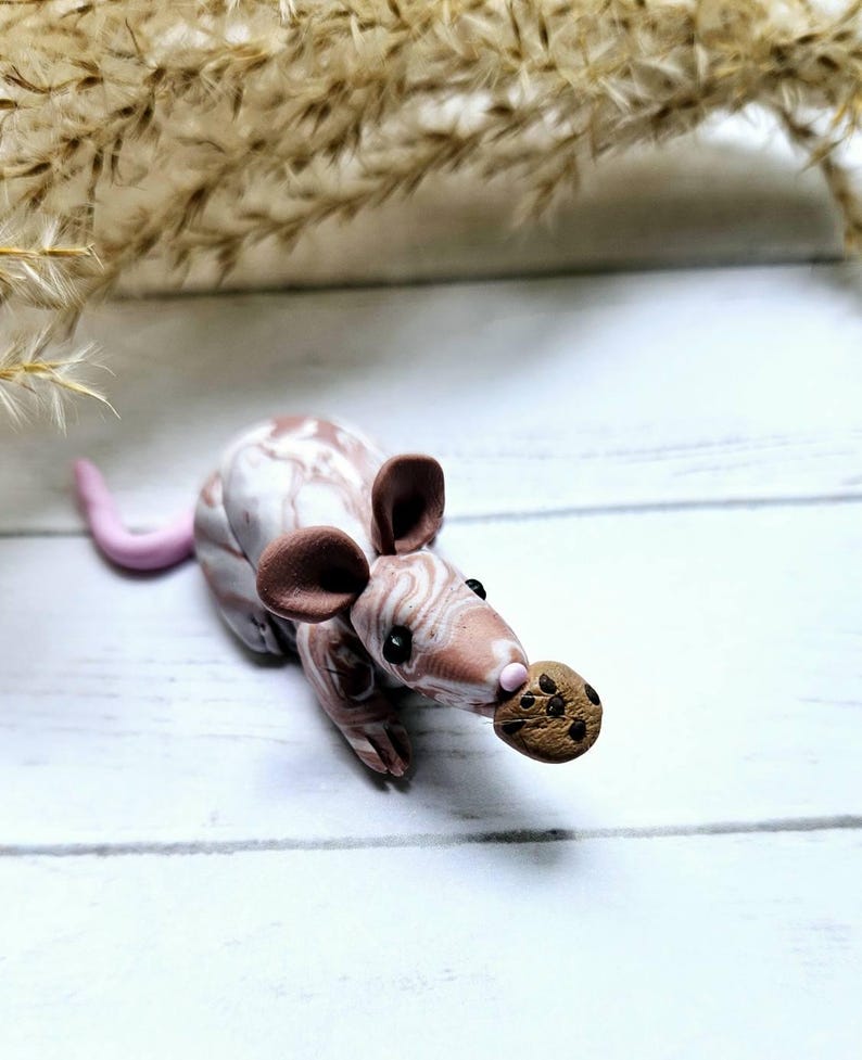 Fancy Rats, Rats Eating Cookies, Rat Sculptures, Rat Lover Gifts ...